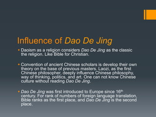 Introduction of Dao De Jing | PDF | Buddhism | Religion & Spirituality