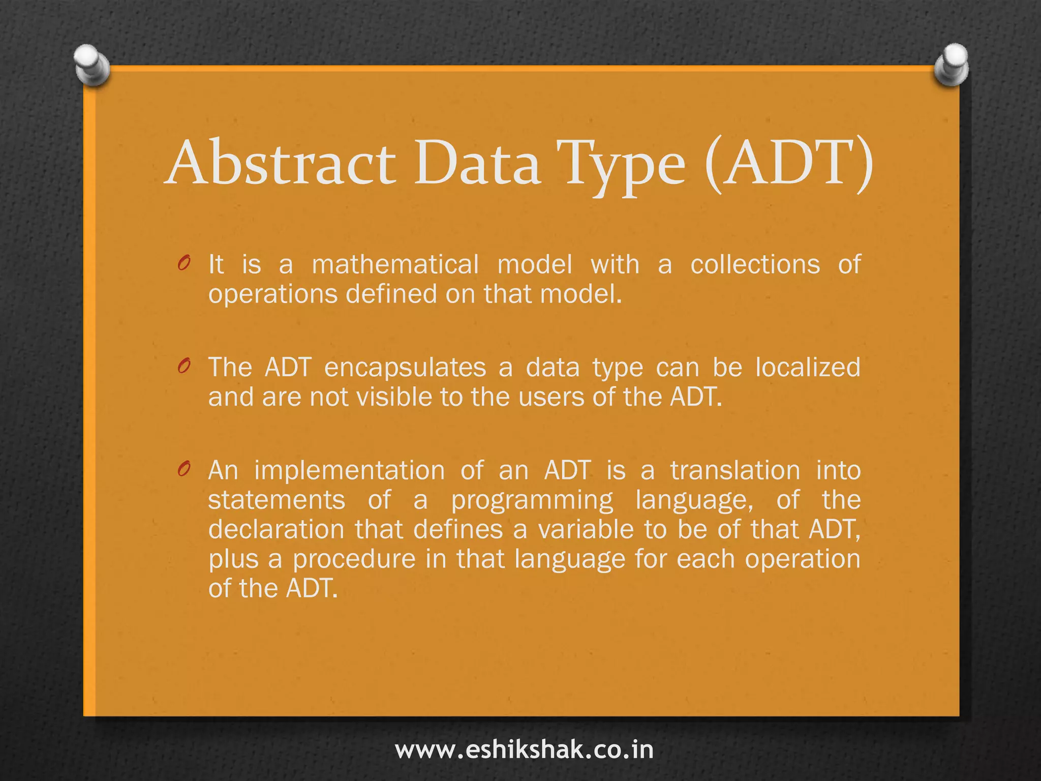 Introduction of data structure | PPT