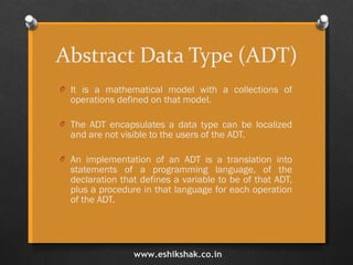 Introduction of data structure | PPT