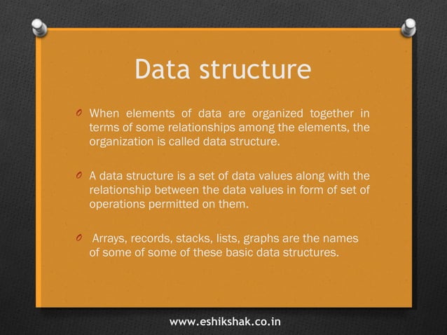 Introduction of data structure | PPT