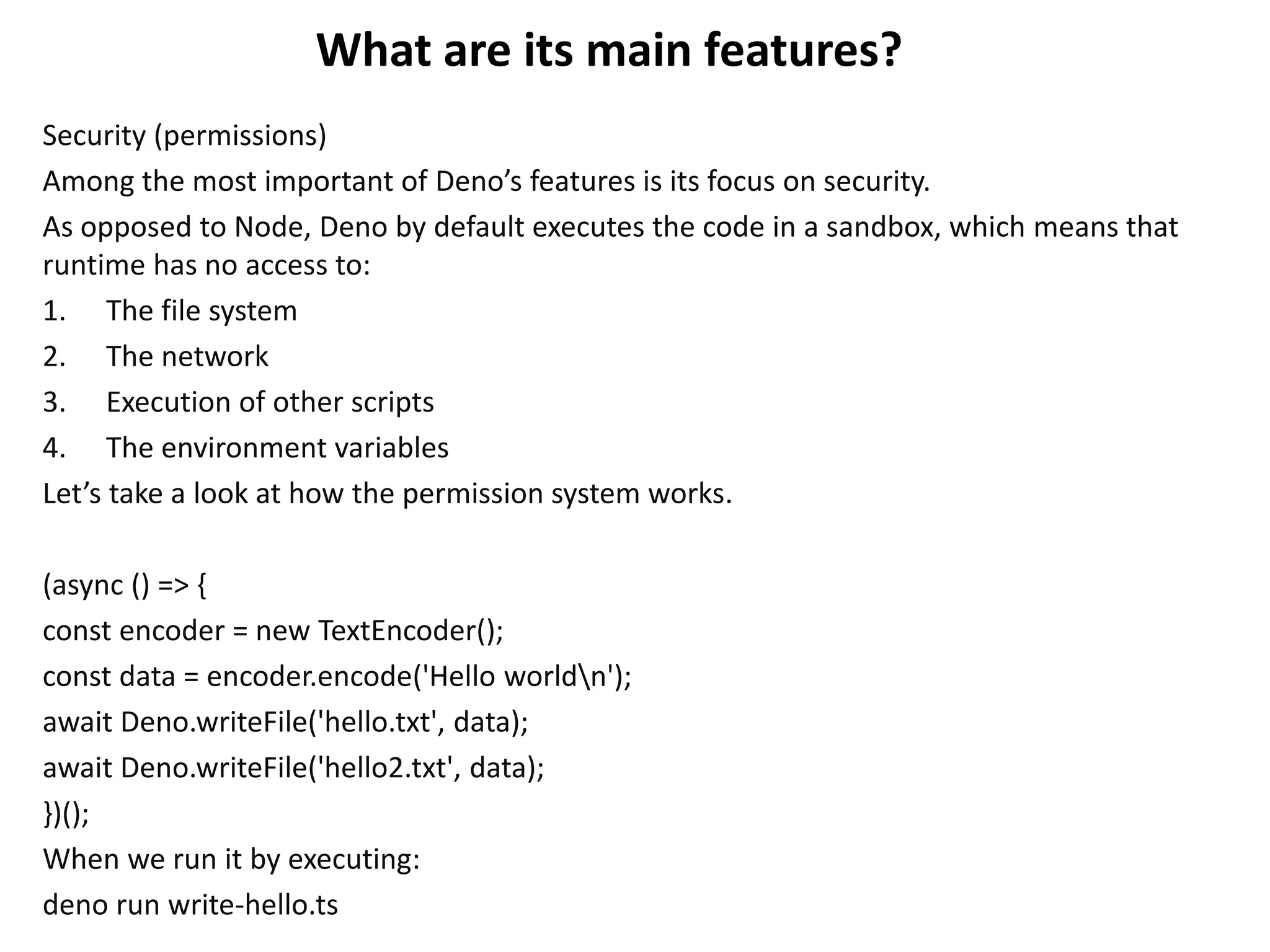 Introduction of deno 1 | PPTX | Web Development | Internet