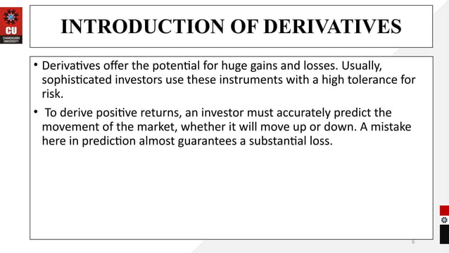 Introduction of Derivatives.pptx dwqdddff | PPTX