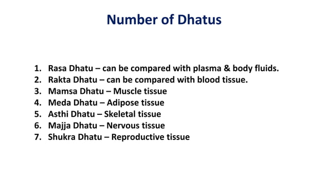 Introduction of dhatu | PPT