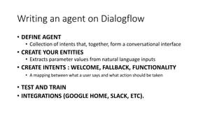 Introduction of Dialogflow with google assistant and Artificial intelligence | PPT