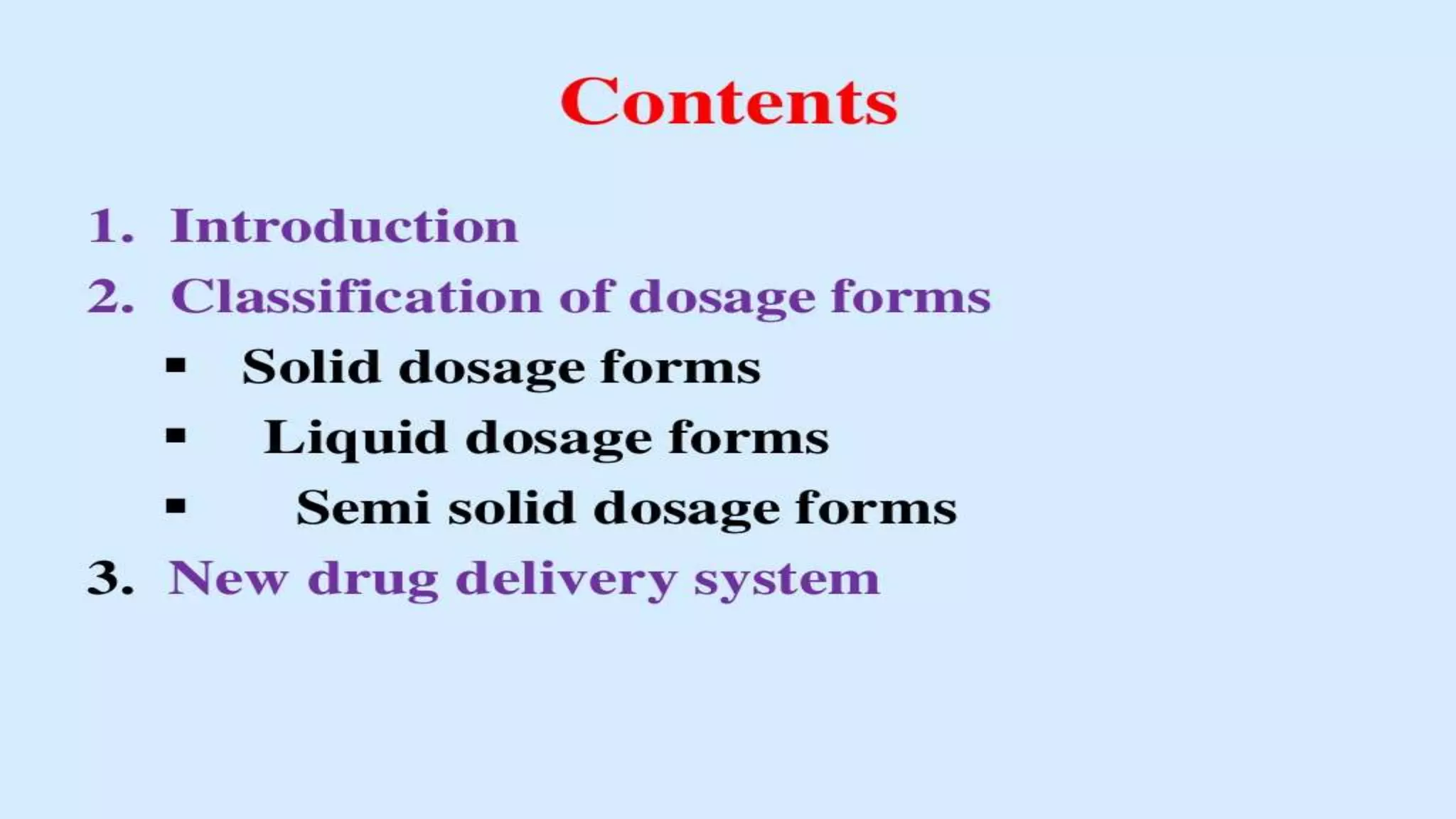 Introduction of different dosage form | PPTX