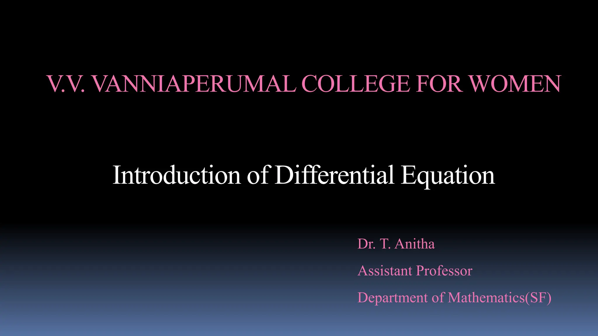Introduction of Differential Equation.pptx