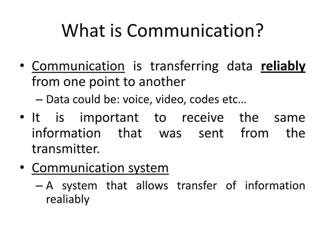 Introduction of digital communication | PPTX | Digital Audio | Computer ...