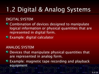 Introduction of digital system | PPT