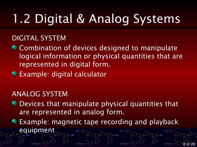 Introduction of digital system | PPT