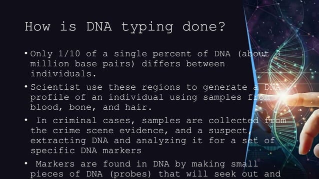 Introduction of DNA analysis in Forensic's .pptx | Genetics | Science