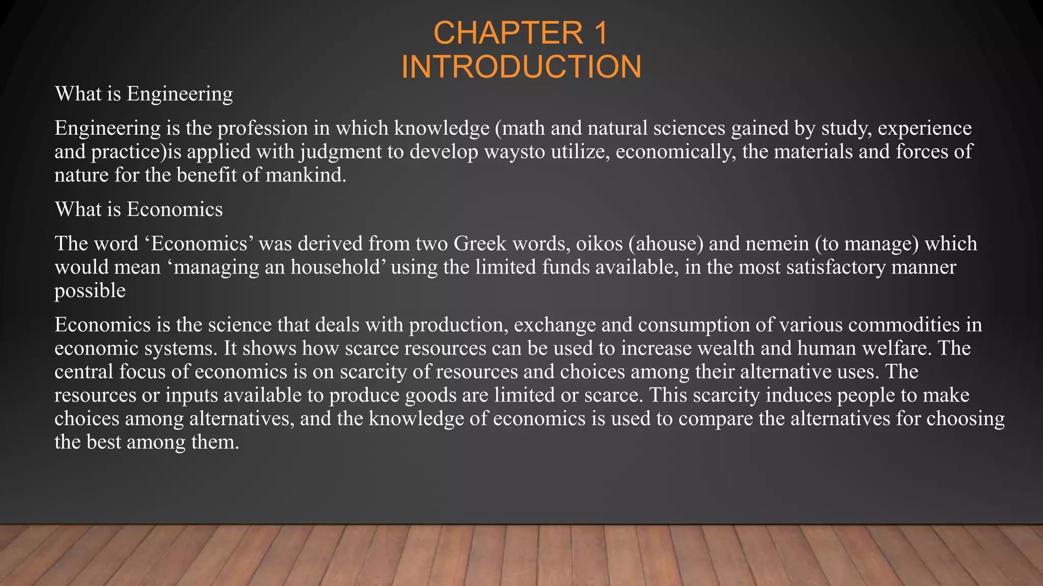 Introduction and elementary analysis of Engineering Economics | PPTX