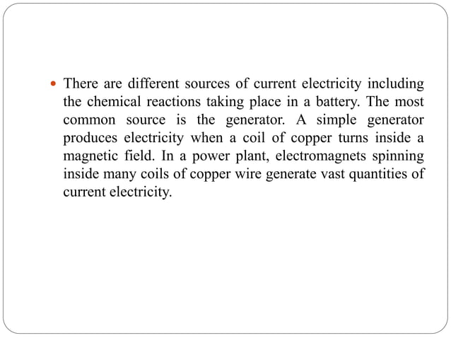 Introduction of electricity | PPTX | Physics | Science