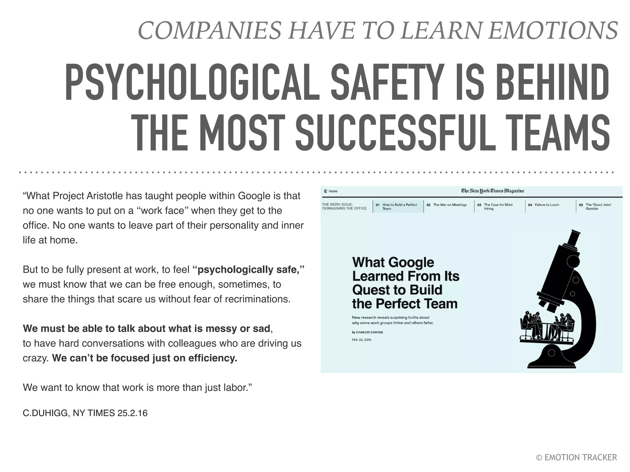 Introduction of Emotion Tracker & mission | PPT