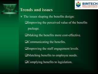 Introduction of Employee Benefits by Prof. Manoj K Pandey | PDF