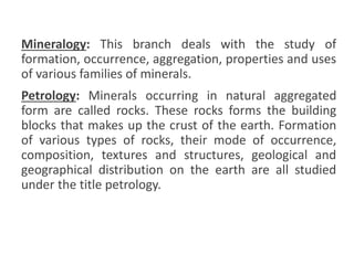 Introduction of Engineering Geology | PPT