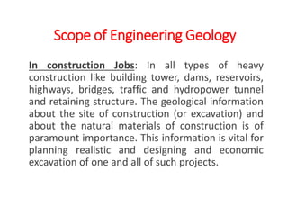Introduction of Engineering Geology | PPT