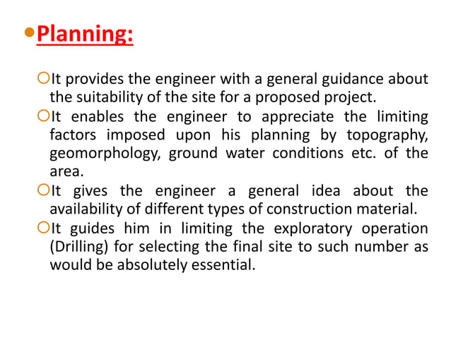 Introduction of Engineering Geology | PPT