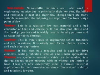 Introduction of engineering material mte module 1 converted | PDF