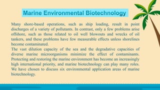 Introduction of Environment Technology & Marine Environmental ...