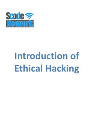 introduction of ethical hacking. (ppt) | PDF