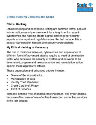 introduction of ethical hacking. (ppt)