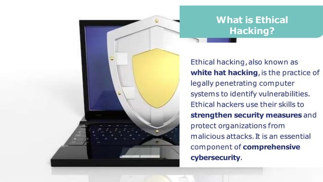 introduction of ethical hacking.pptx | Information and Network Security | Computing