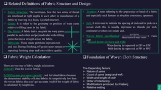 Fabric Structure and Design | PPTX