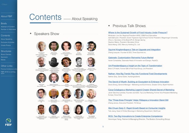 FBIF 2018 & Simba Brief | PPT