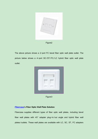 Introduction of fiber optic wall plate | PDF