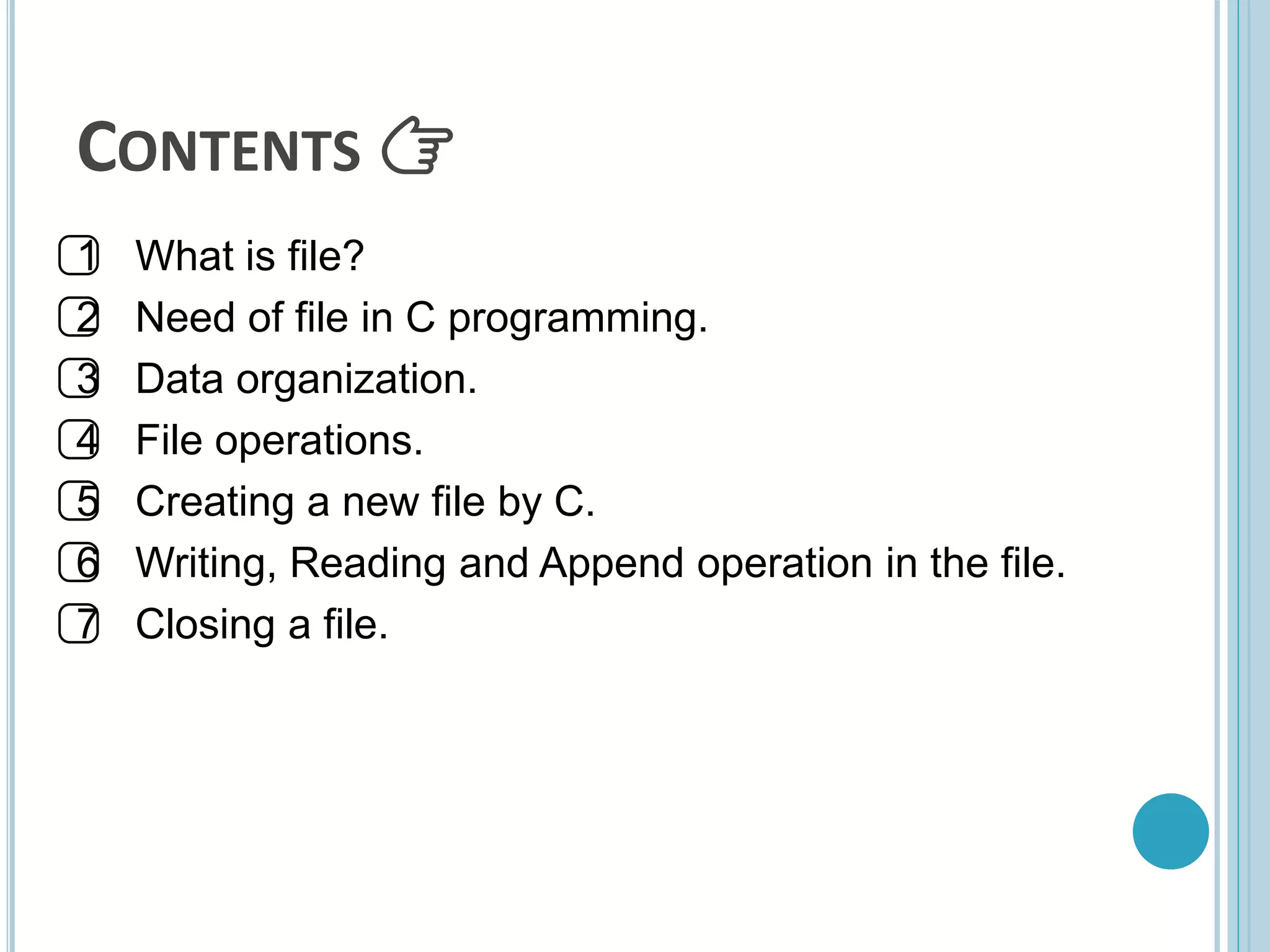 Introduction Of File Handling Pptx Programming Languages Computing