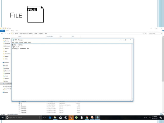 Introduction of file handling | PPTX | Programming Languages | Computing