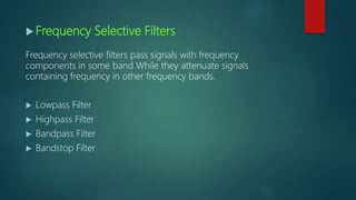 Introduction of filter & application | PPTX | Digital Audio | Computer Software and Applications