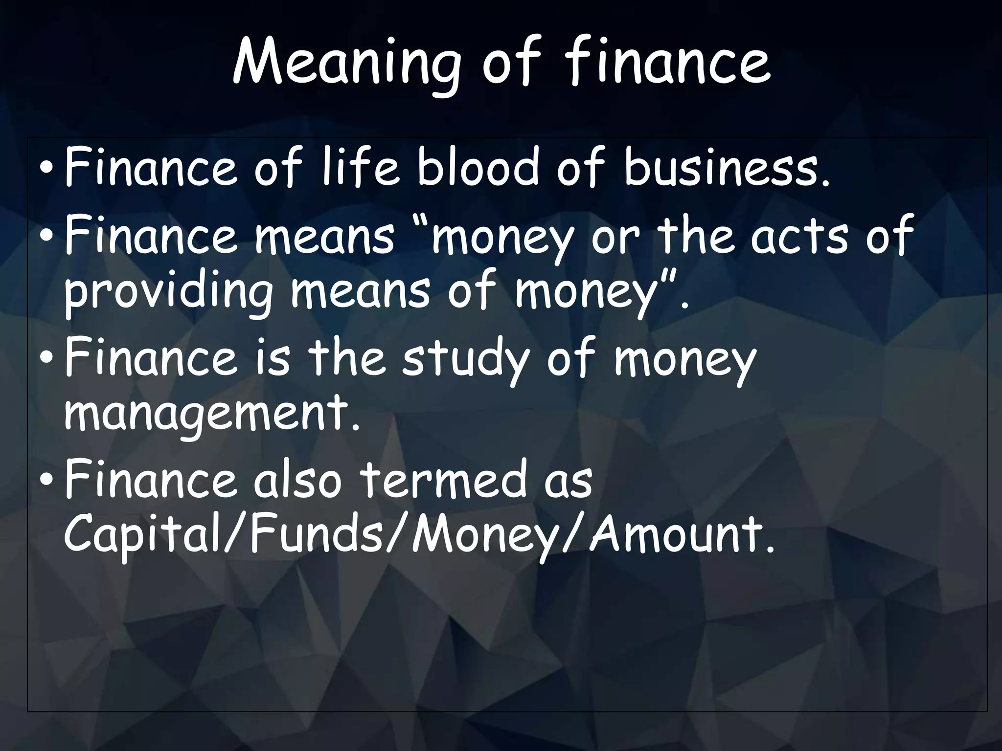 Introduction of Financial management | PPTX