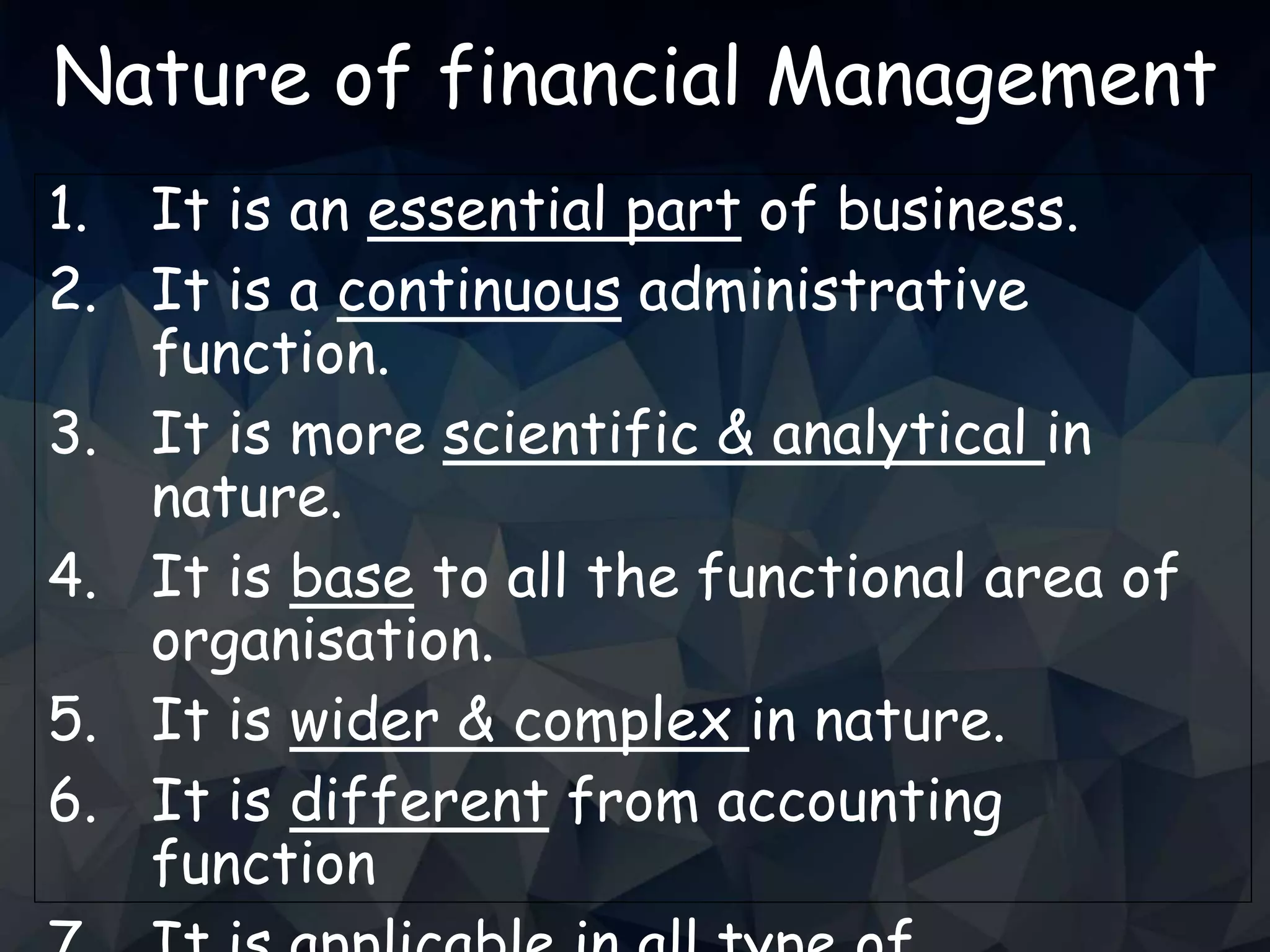 Introduction of Financial management | PPTX