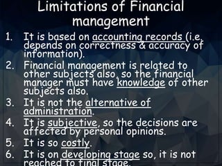 Introduction of Financial management | PPT