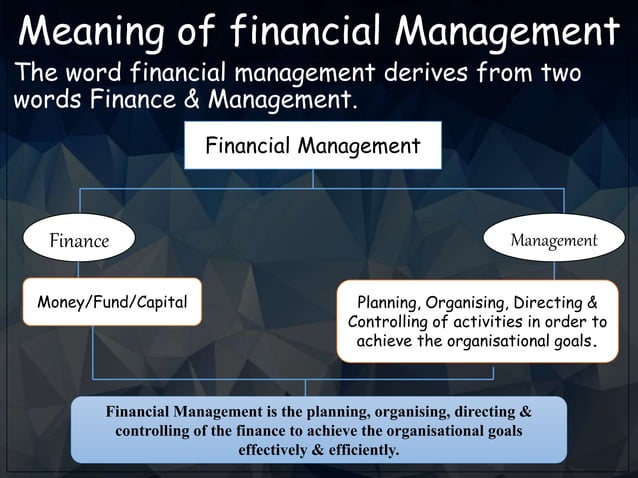 Introduction of Financial management | PPT