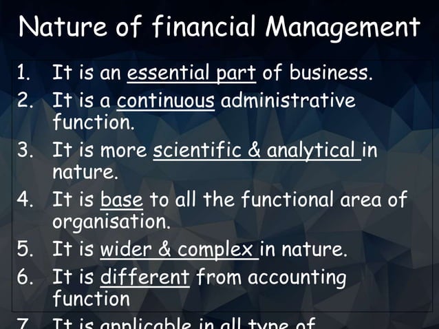 Introduction of Financial management | PPT