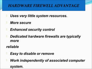 INTRODUCTION TO FIREWELL | PPT
