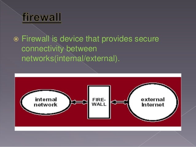 Introduction of firewall slides