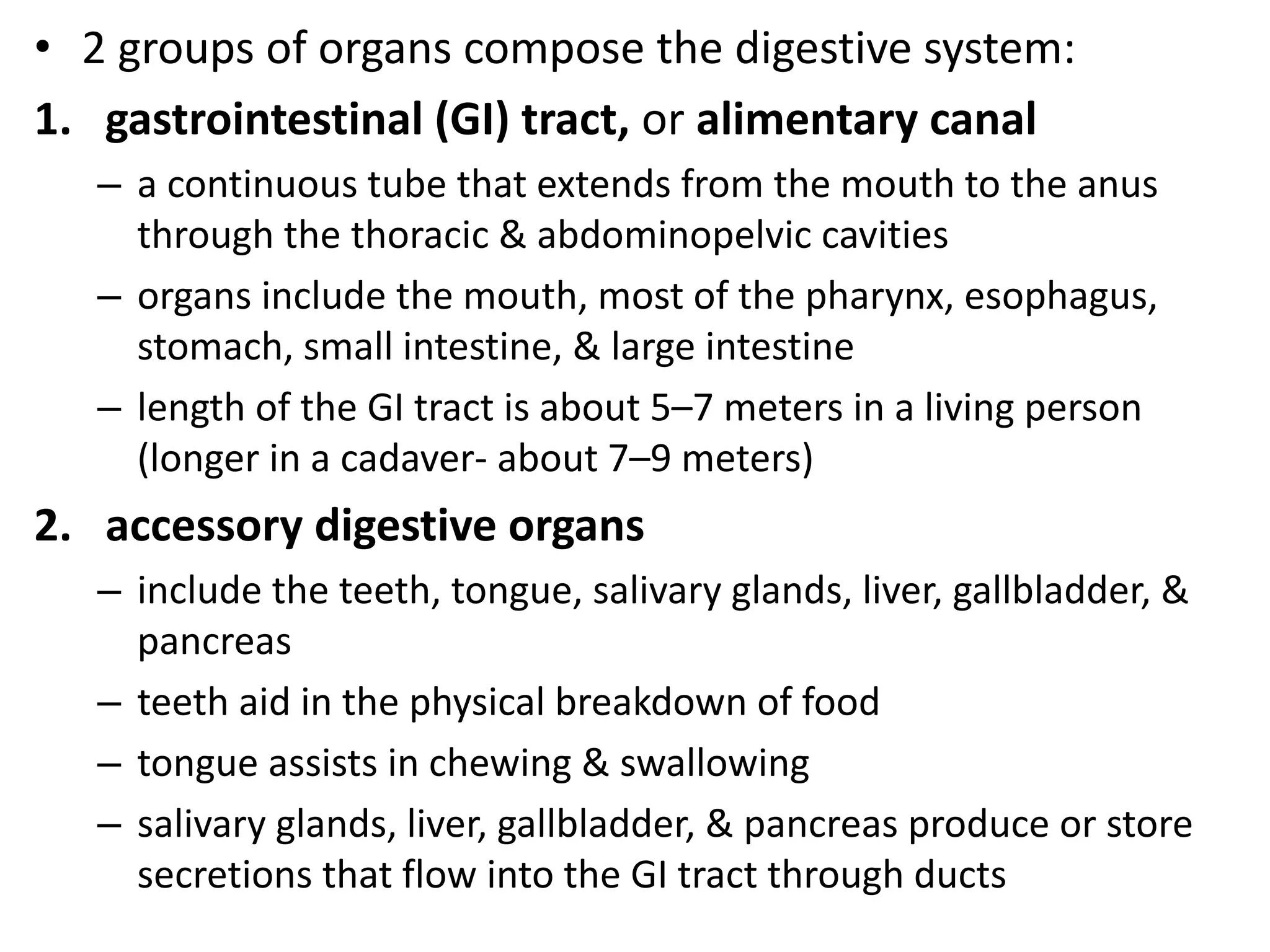 Introduction of gastrointestinal tract | PDF
