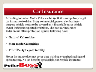 Introduction of general insurance | PPTX