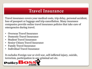 Introduction of general insurance | PPTX