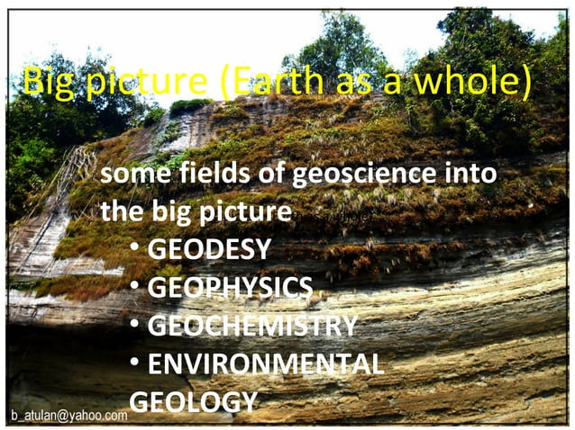 Introduction of geoscience/ what is geoscience? | PPT | Geology | Science