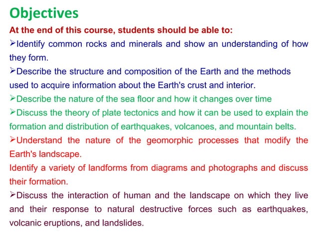 Introduction of geoscience/ what is geoscience? | PPT | Geology | Science