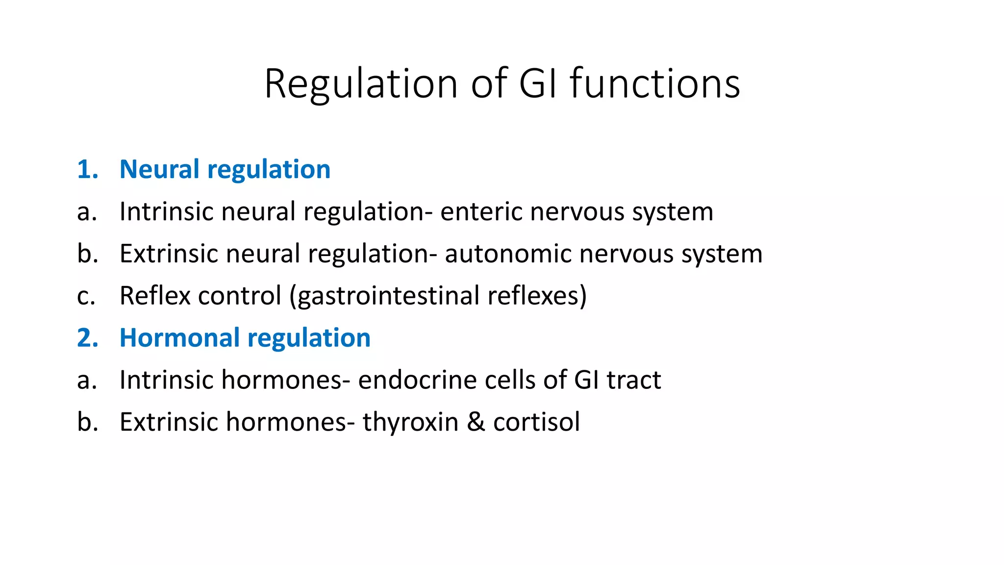 Introduction of GIT and stomach | PDF