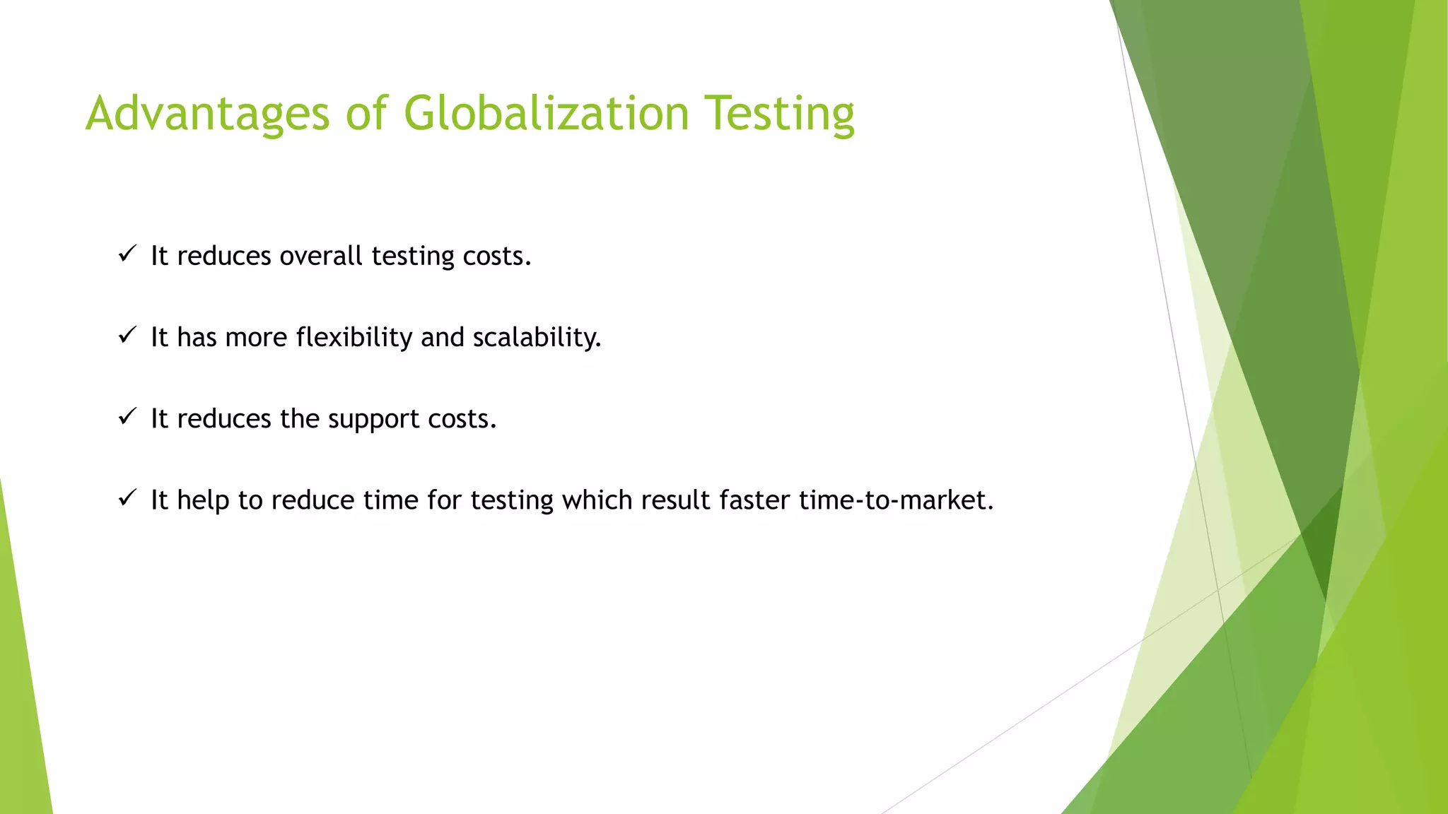 Introduction of globalization testing | PPT