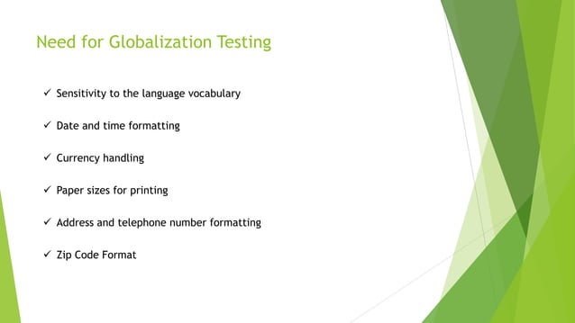 Introduction of globalization testing | PPT
