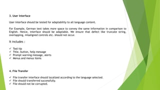 Introduction of globalization testing | PPT