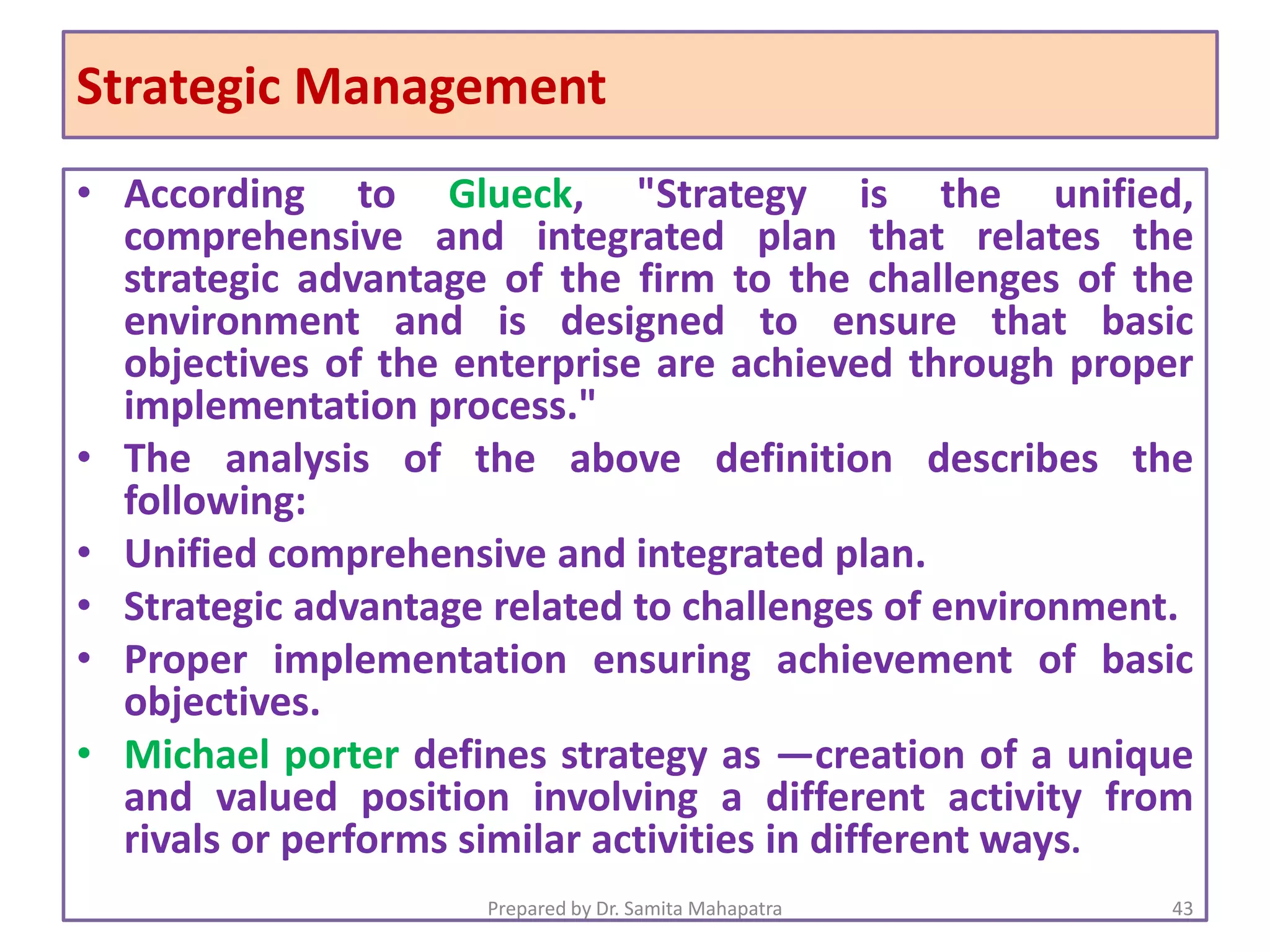 Introduction of Global Strategic Management | PDF