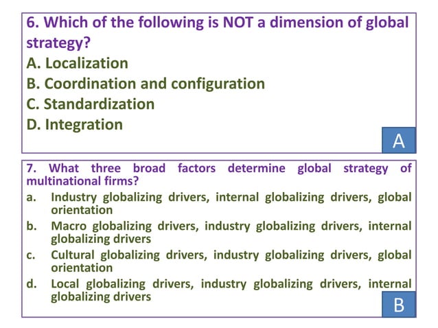 Introduction of Global Strategic Management | PDF | Large Business ...